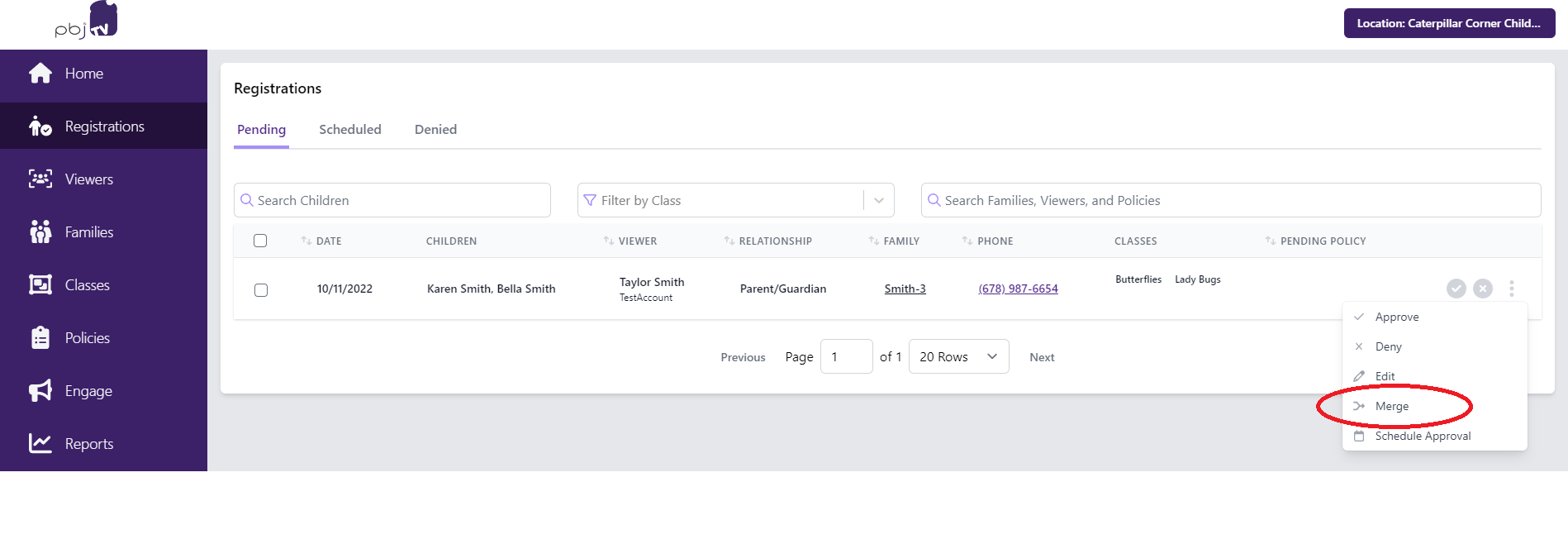Merging a Pending Registration into an Existing Family Account – PB&J ...