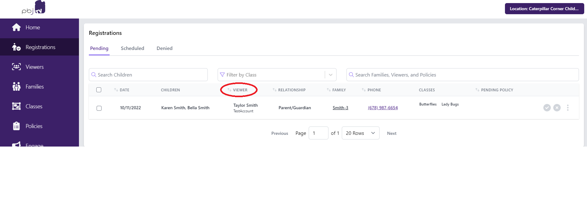 Sorting/Filtering Pending Registrations – PB&J TV (Admin Only) Sorting/Filtering Pending Registrations – PB&J TV (Admin Only)